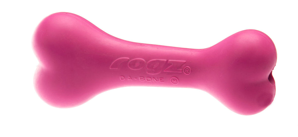 Rogz Da Bone Dog Chew Bone - Pink