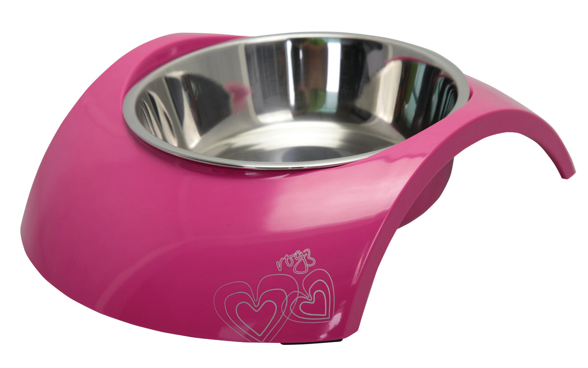 Rogz 2-in-1 Stainless Steel Luna Dog Bowl